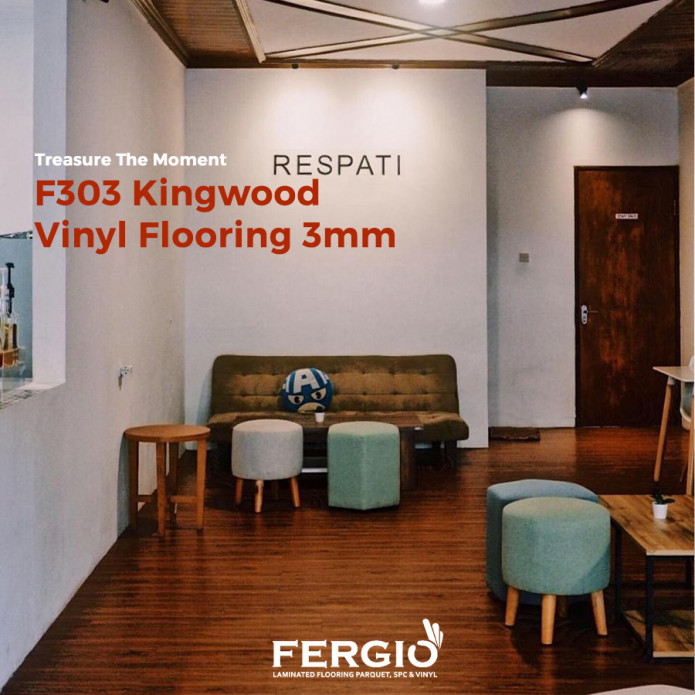 Kingwood F303Lantai Kayu Vinyl dan Parket Berkualitas Jakarta | Fergio